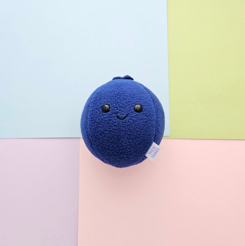Happy Blueberry Plushie – These Things